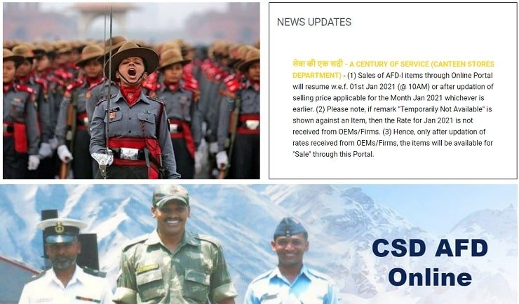 CSD Online Purchasing Website will resume from 1 January 2021