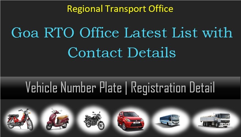 Goa RTO Code List PDF Download | Goa RTO Registration Code List PDF